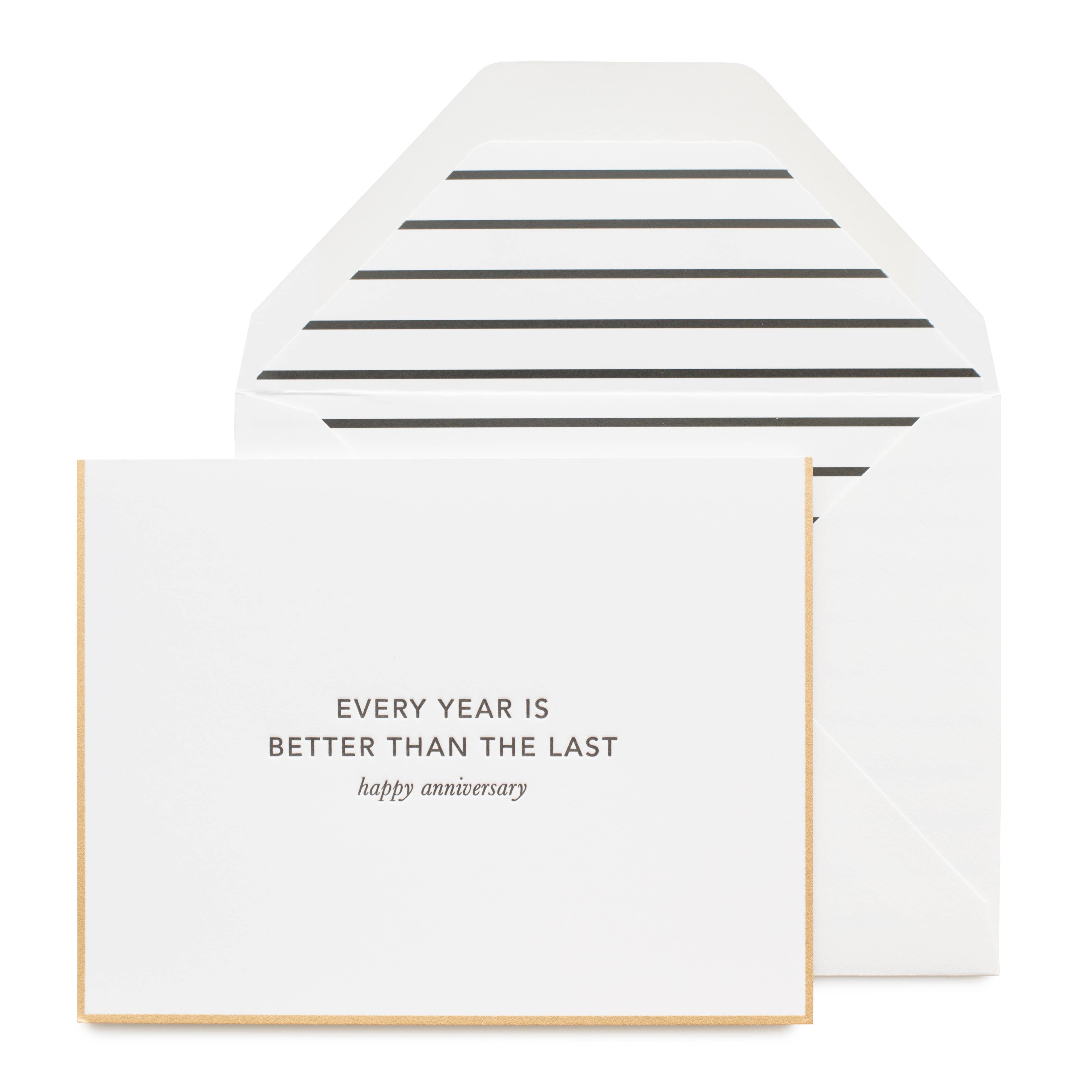 Better Than the Last Card | Letterpress Birthday Card – Jilly's Boutique